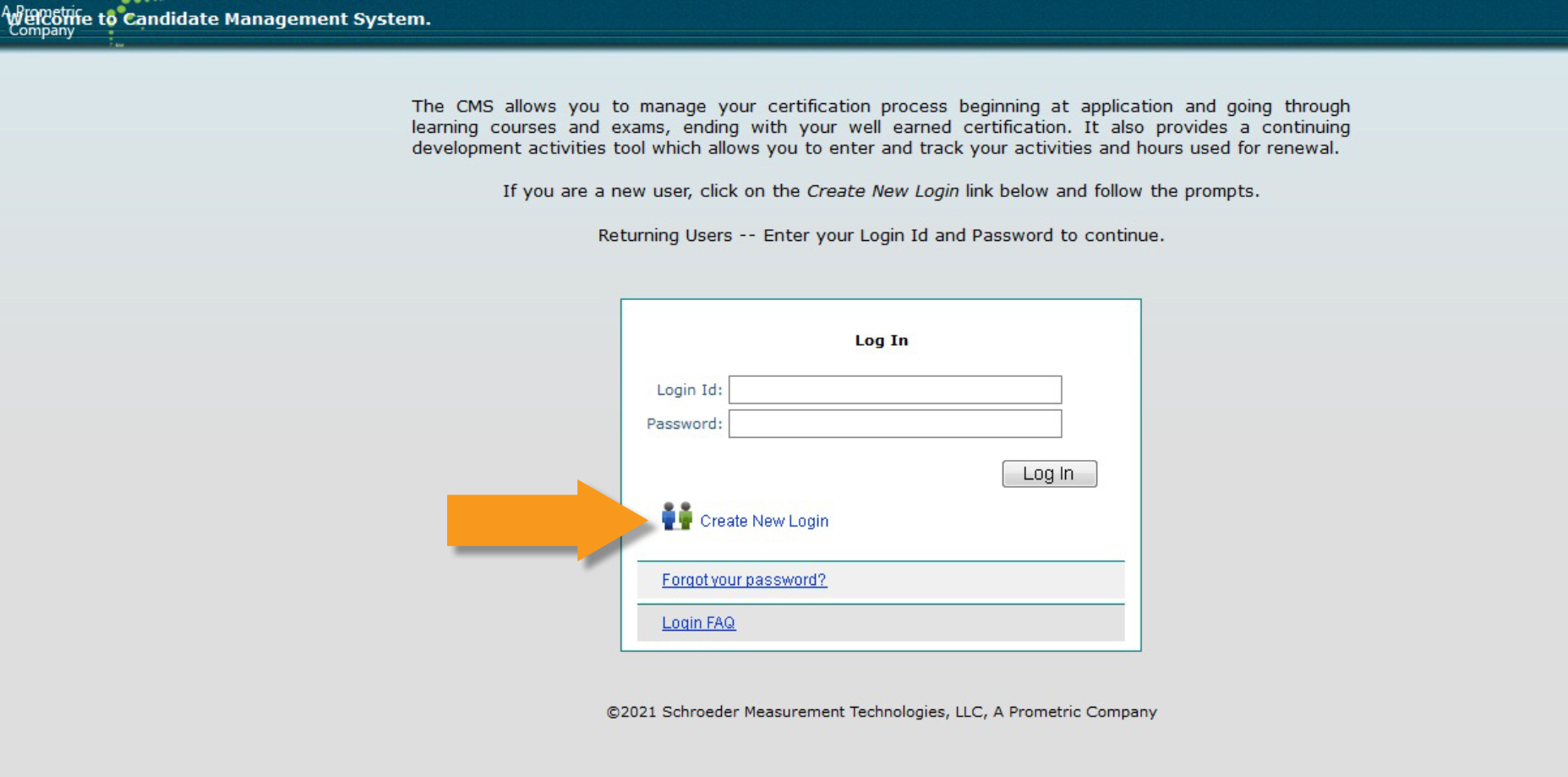 CGMS Application Process